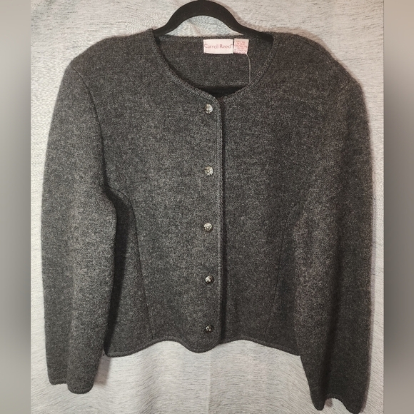 Sweaters | New Vintage Carroll Reed 9s 100 Wool Cardigan Sweater Jacket ...